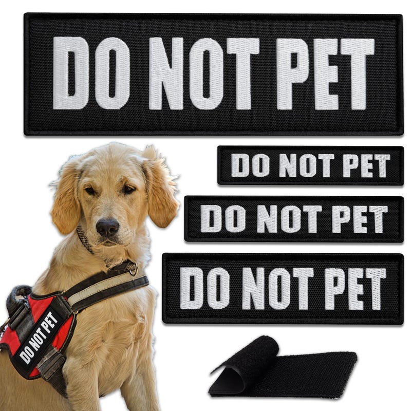 Do Not Pet Patch - Etsy