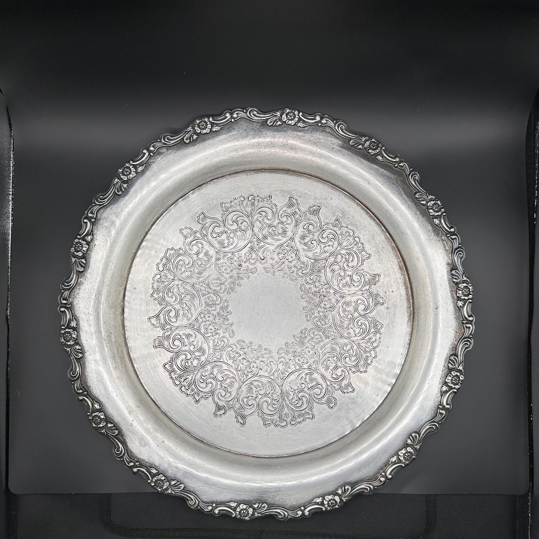 Royal Provincial by Oneida Silverplate Round Tray Elegant Vintage ...