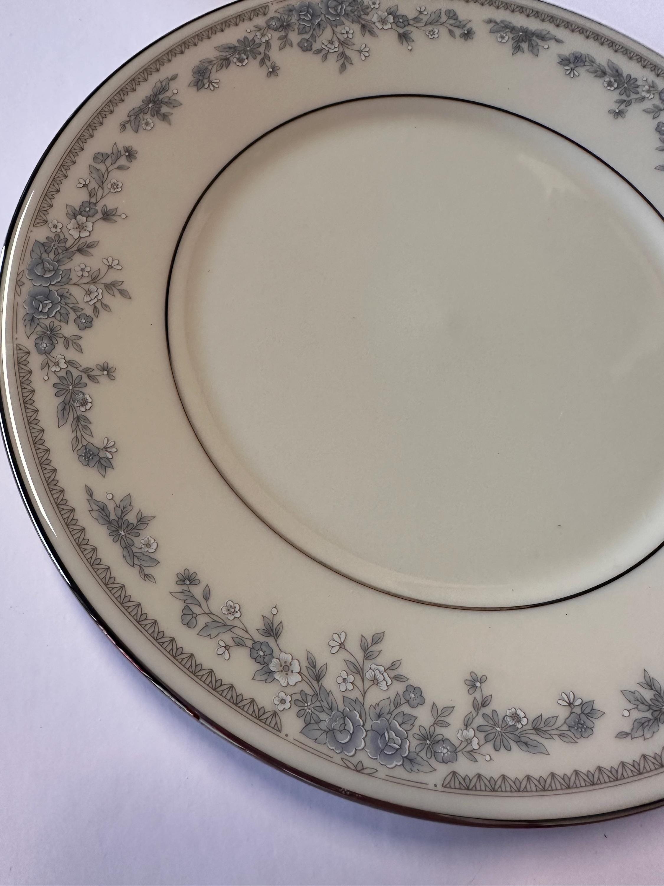 Vintage Set of 11 Lenox Reverie Dinner Plates Includes 3 Saucers 4 ...