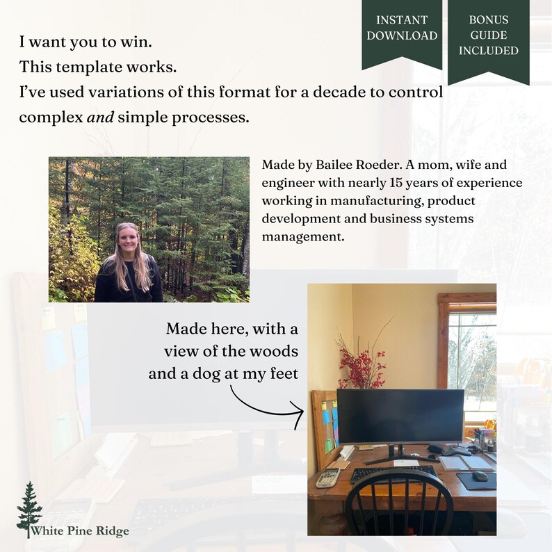 Standard Operating Procedure/work Instruction Guide and Template ...