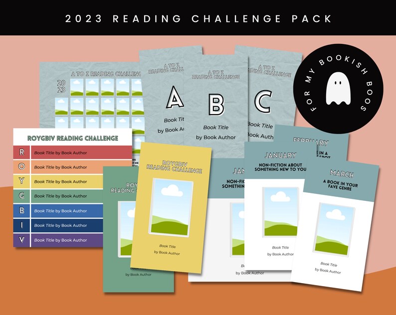 2023 Reading Challenges Canva Templates for Bookstagram - Etsy UK 2023 Reading Challenges Canva Templates for Bookstagram - Etsy UK