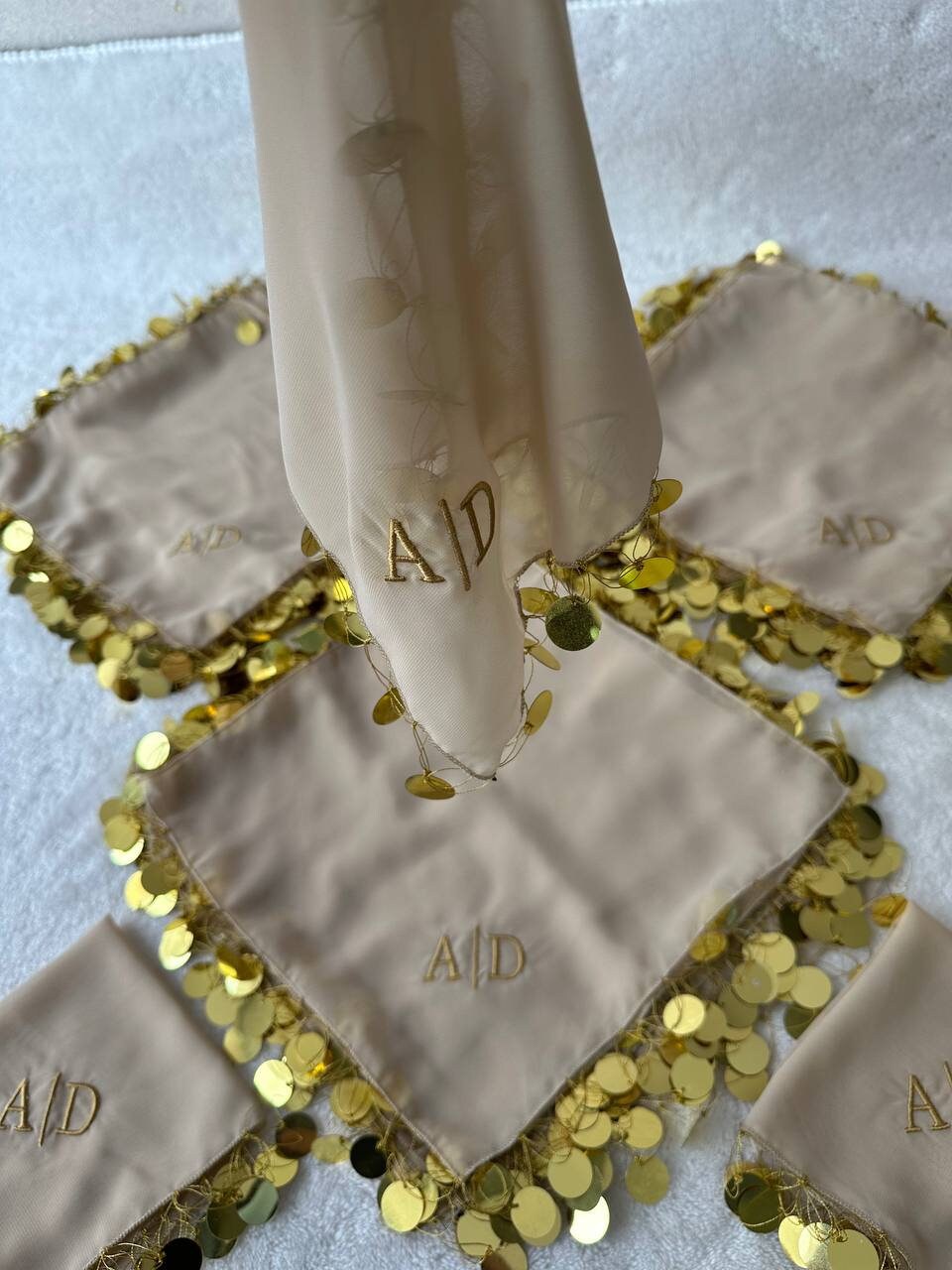 Personalized Embroidered Dancing Handkerchief Bestickte Personalisierte ...