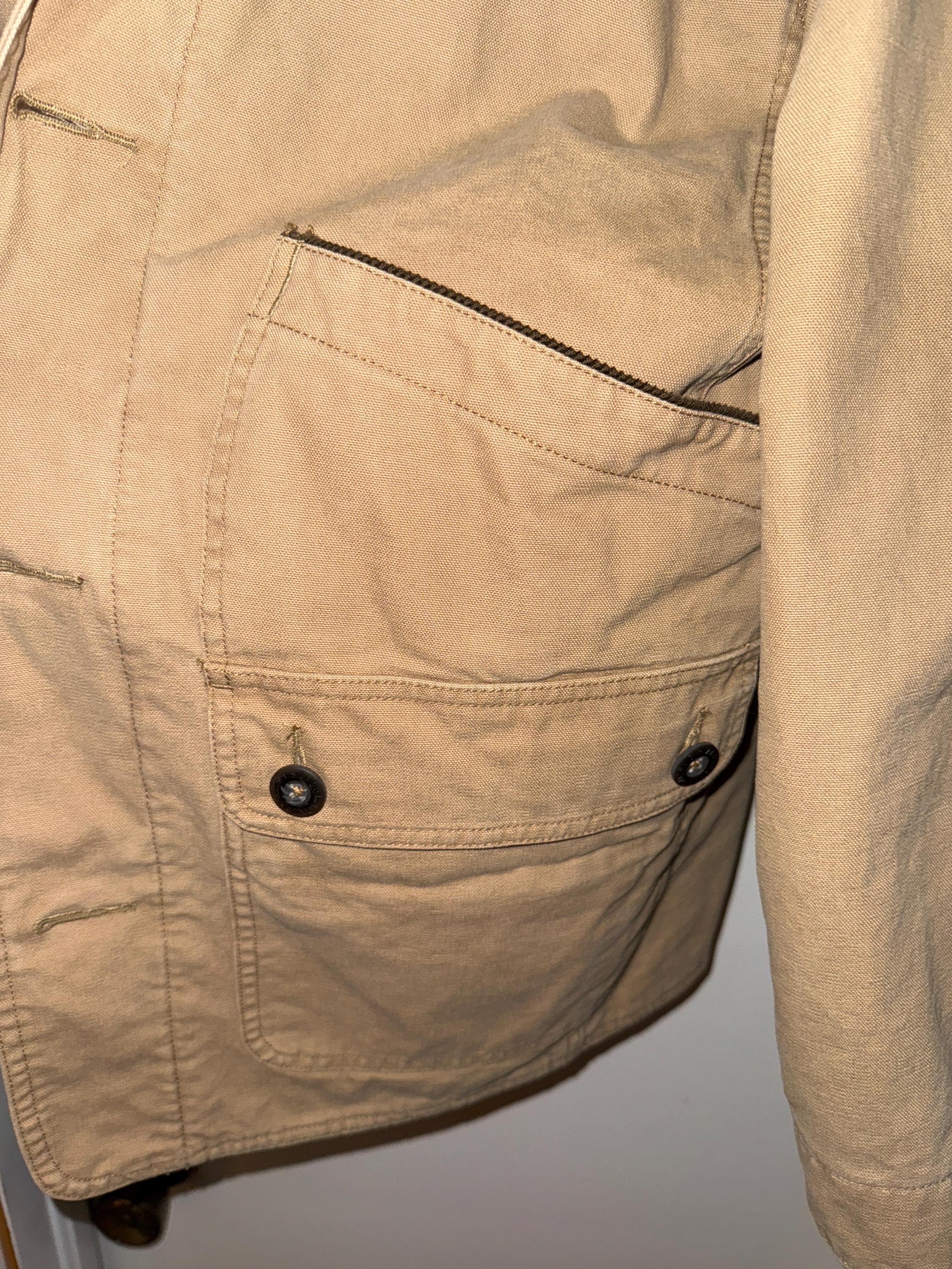Authentic Orvis Field Coat. Quilt Diamond Lined, Saddle Color Canvas ...