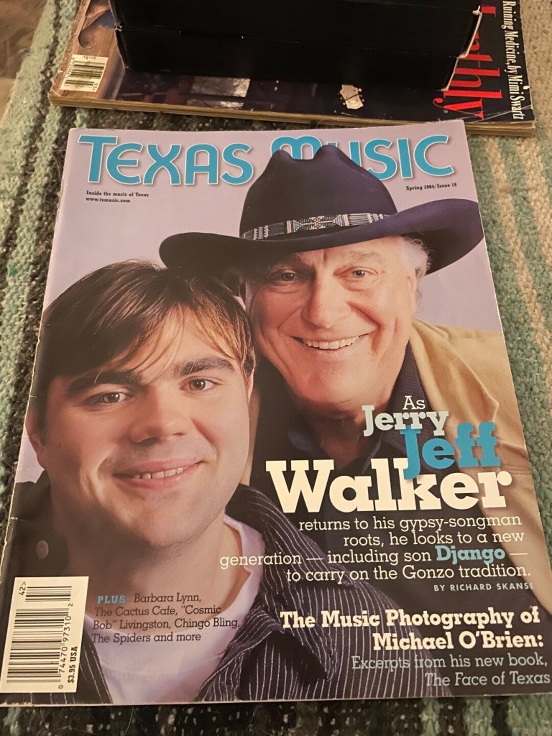 Jerry Jeff Walker Memorabilia. Birthday Bash Programs From Multiple Years. Magazine Cover Story ...