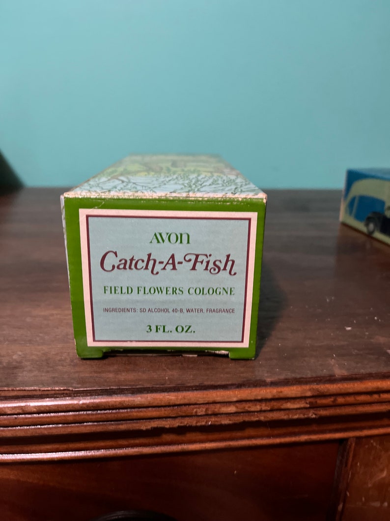Vintage Avon Catch-a-fish Field Flowers Cologne - Etsy