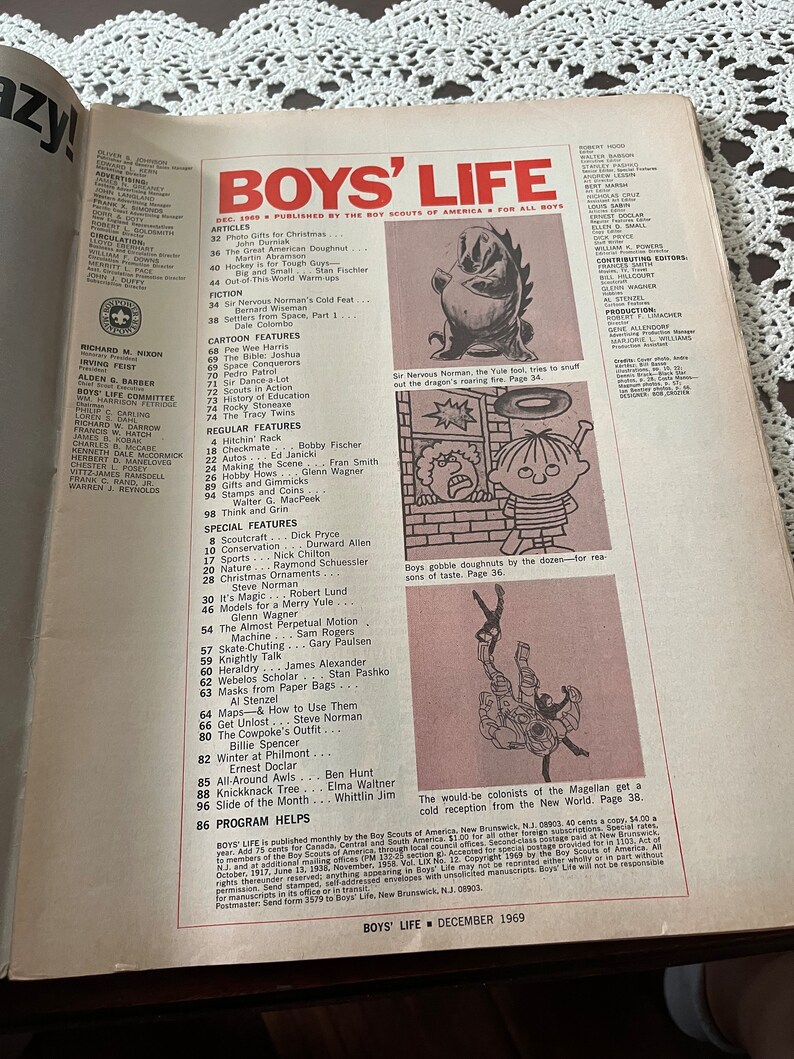 Boys' Life Magazine December 1969 - Etsy