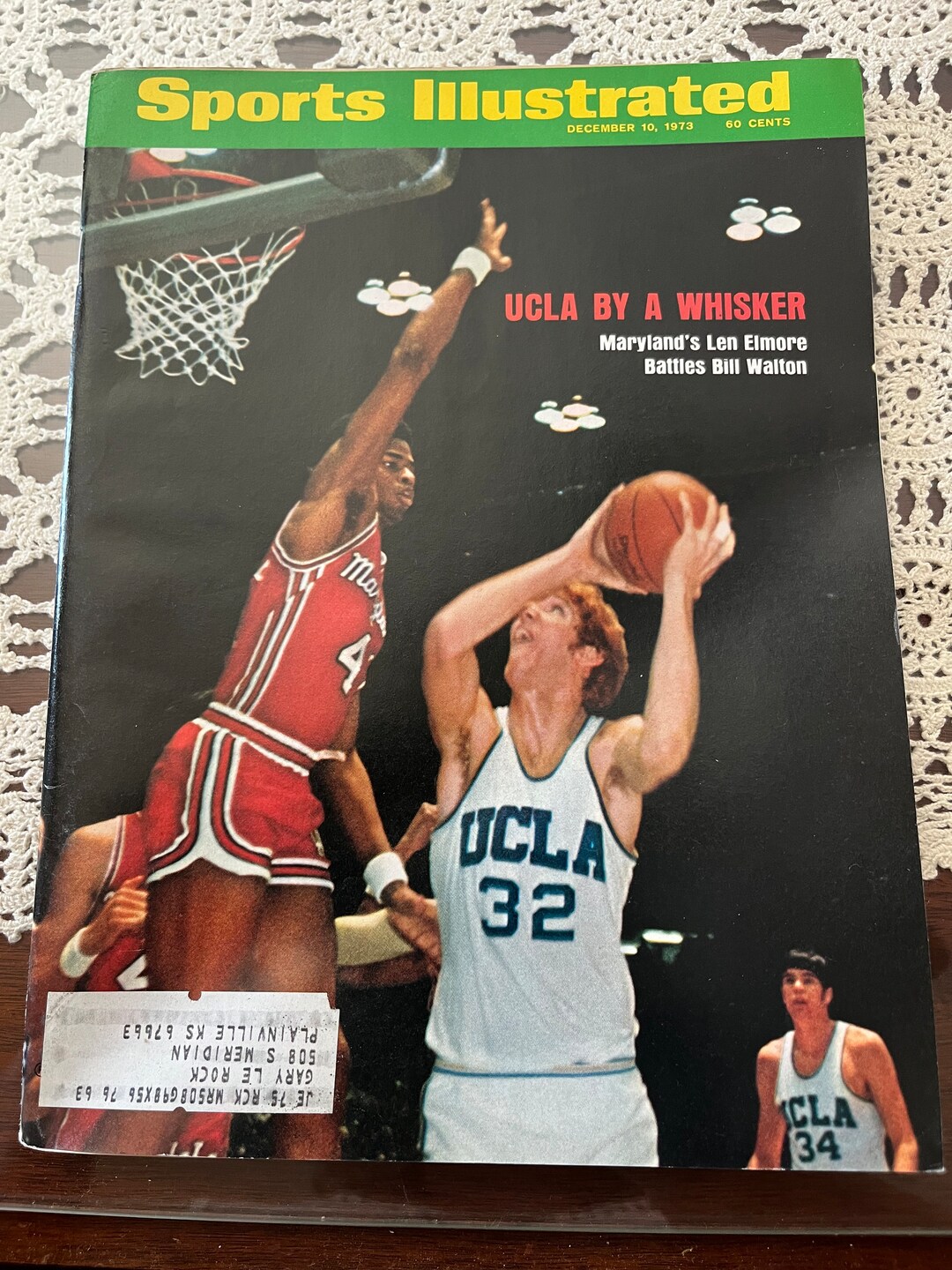 Sports Illustrated December 10, 1973 Magazine, UCLA by a Whisker ...