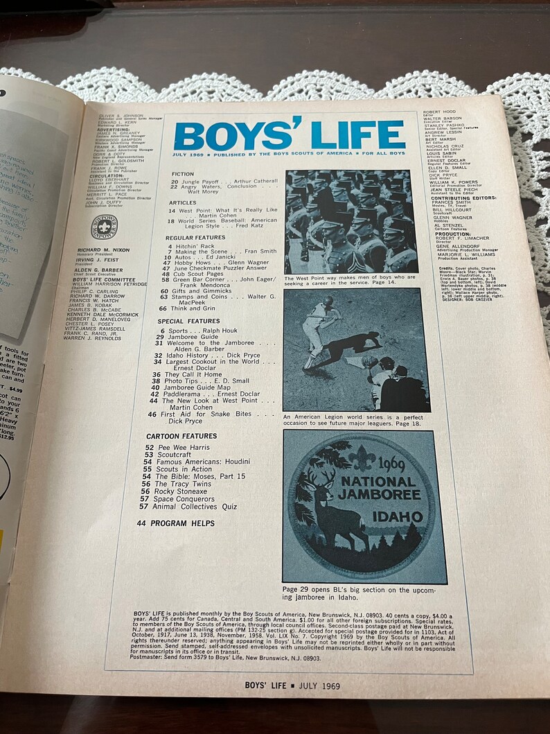 Boys' Life Magazine July 1969 - Etsy