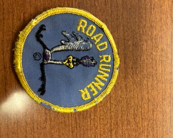Racing Greater Roadrunner Bird Iron on Patch Road Runner Small ...