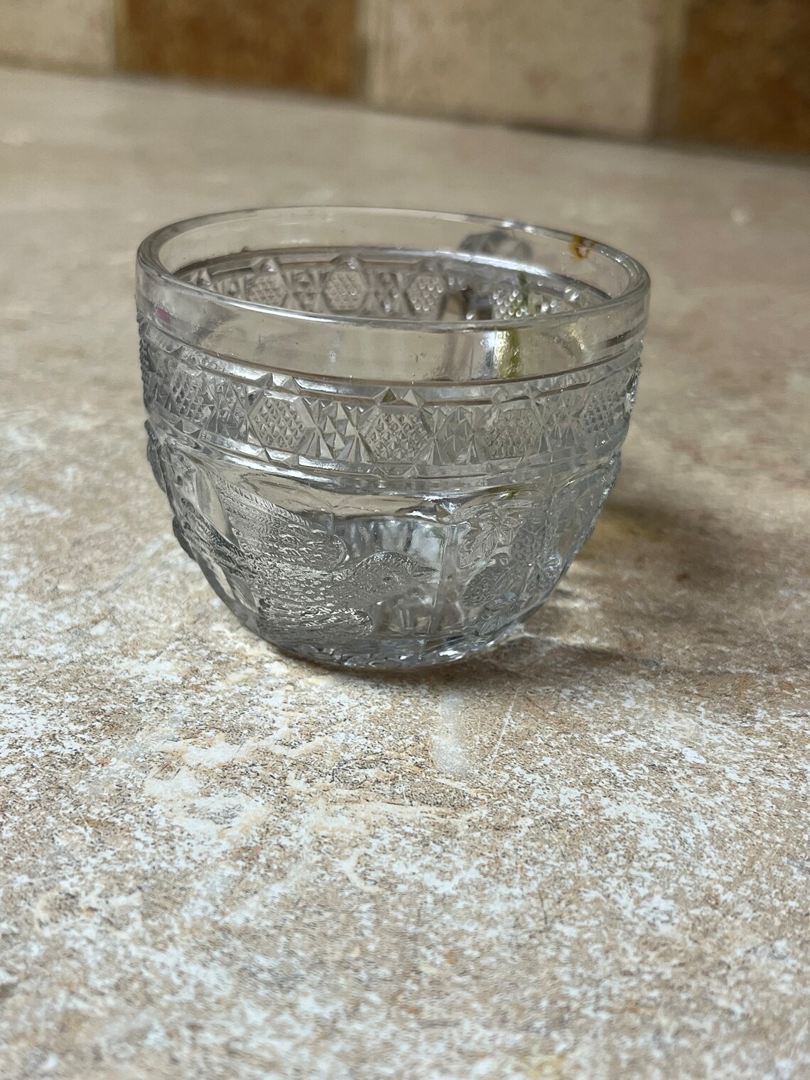 Vintage Indian Glass Company Glass Tea Cup - Etsy