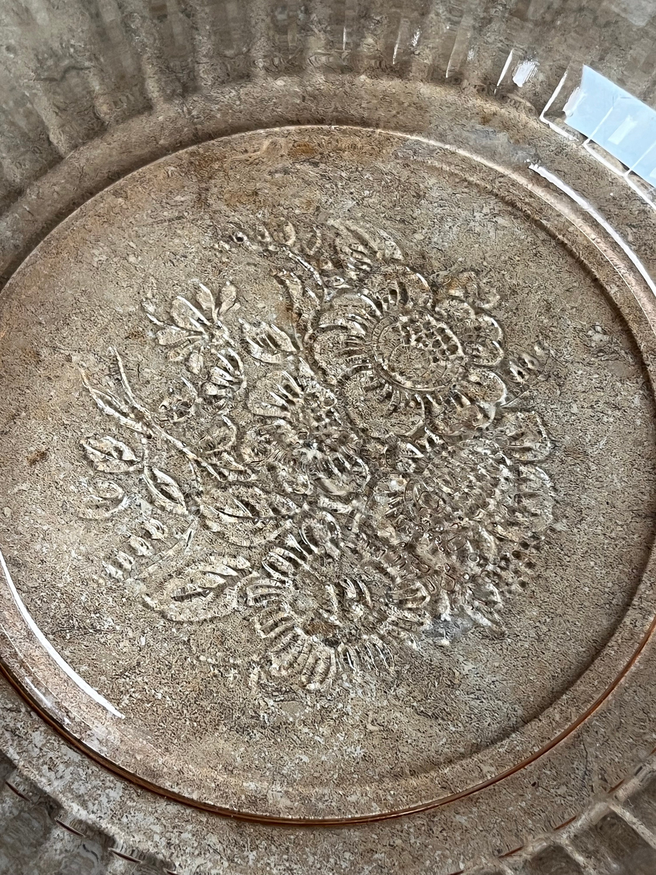Rose Pattern Pink Depression Glass Bowl - Etsy