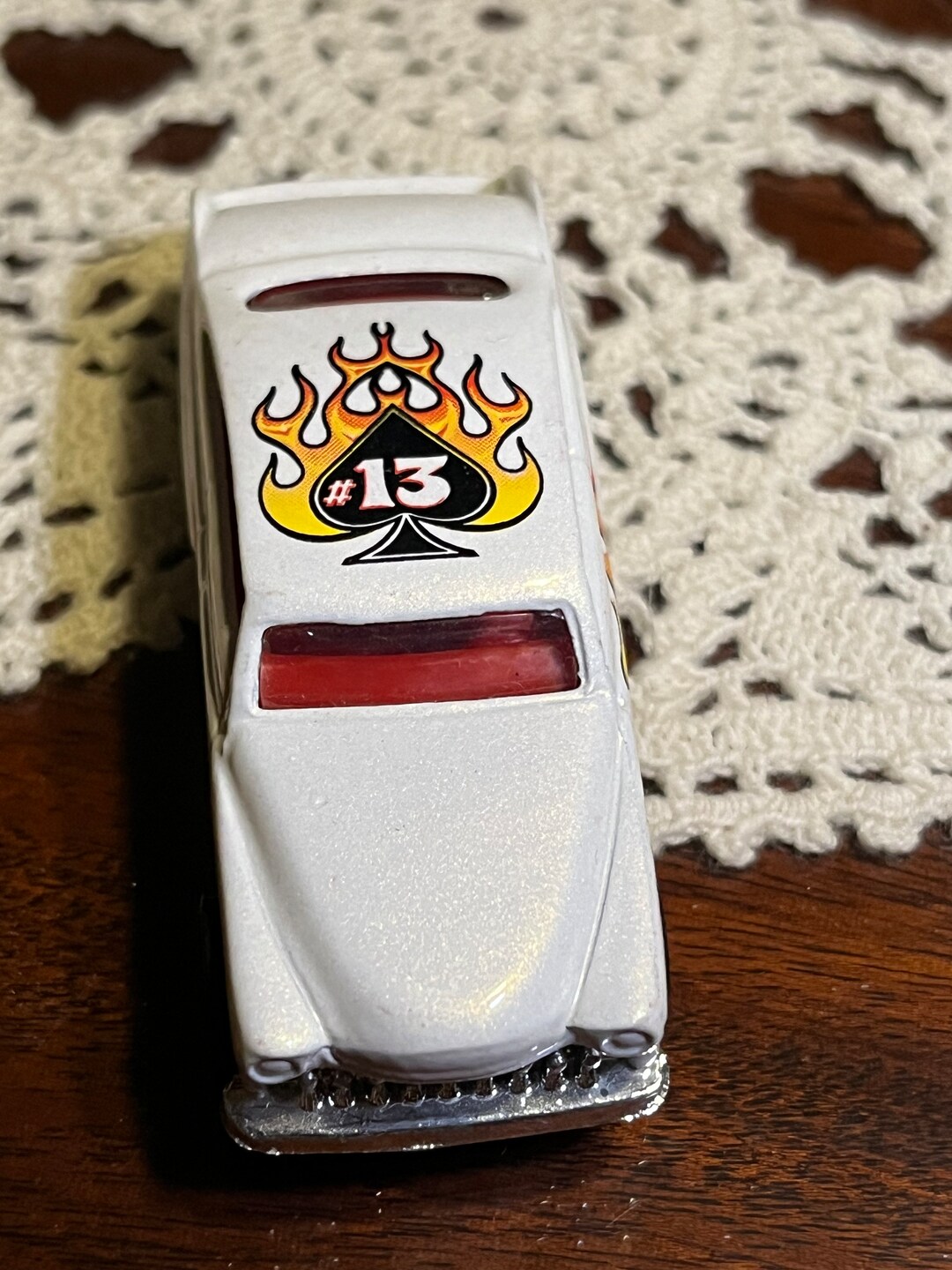 1989 Mattel Hot Wheels Rockabilly Hot Rod Die Cast #13 With Flaming ...