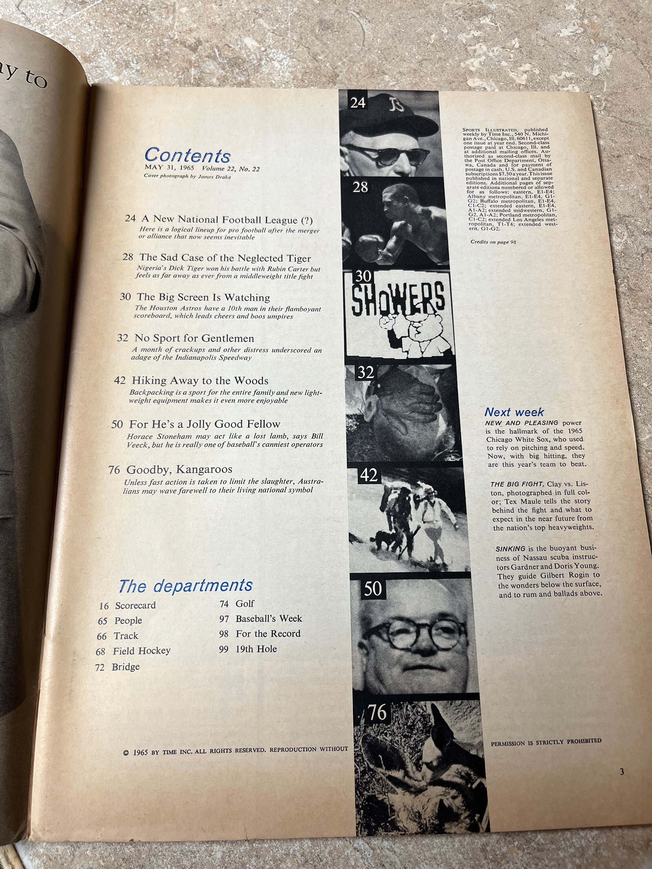 Sports Illustrated May 31, 1965 the 500 / Champions Tell Why Indy is so ...