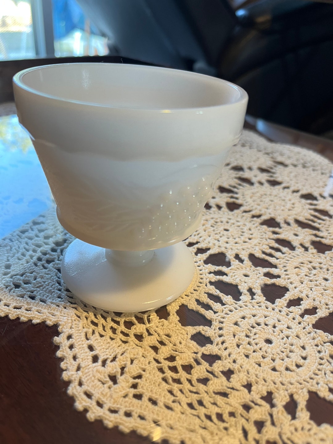 Anchor Hocking Milk Glass Sherbet Dish - Etsy