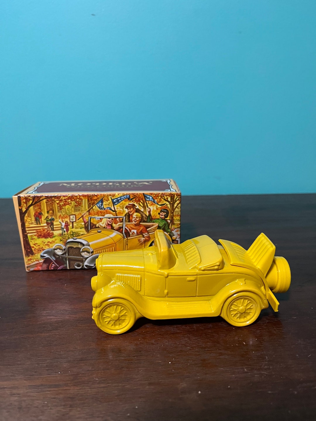 Vintage Avon Model "a" Yellow Car - Etsy