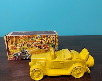 Avon Yellow Model A Car Decanter in Original Box - Etsy