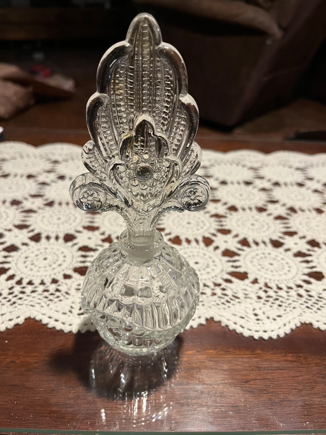 Perfume Decanter With Ornate Stopper - Etsy