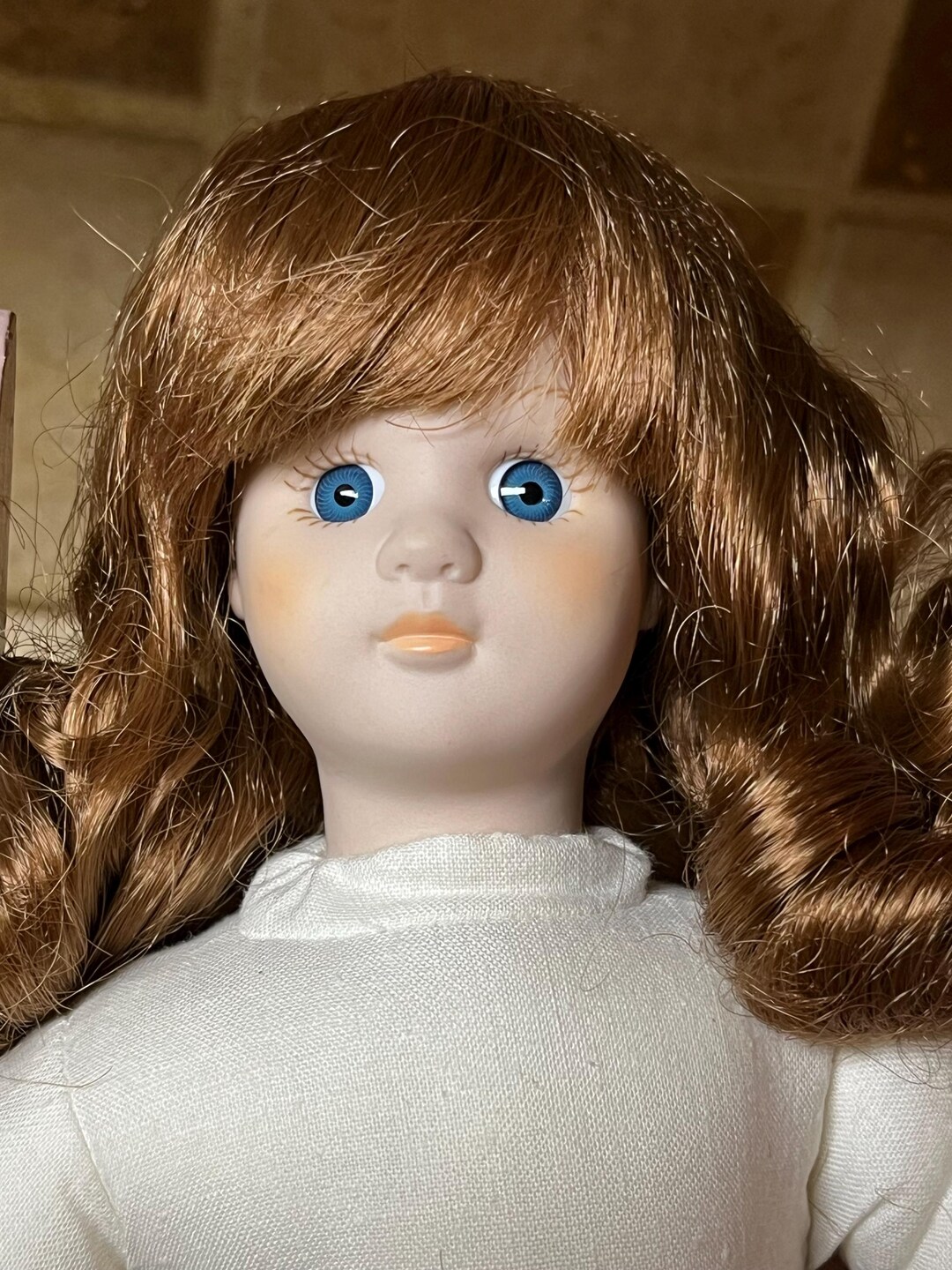 Red Haired Blue Eyed Girl Doll by Just for Keeps - Etsy