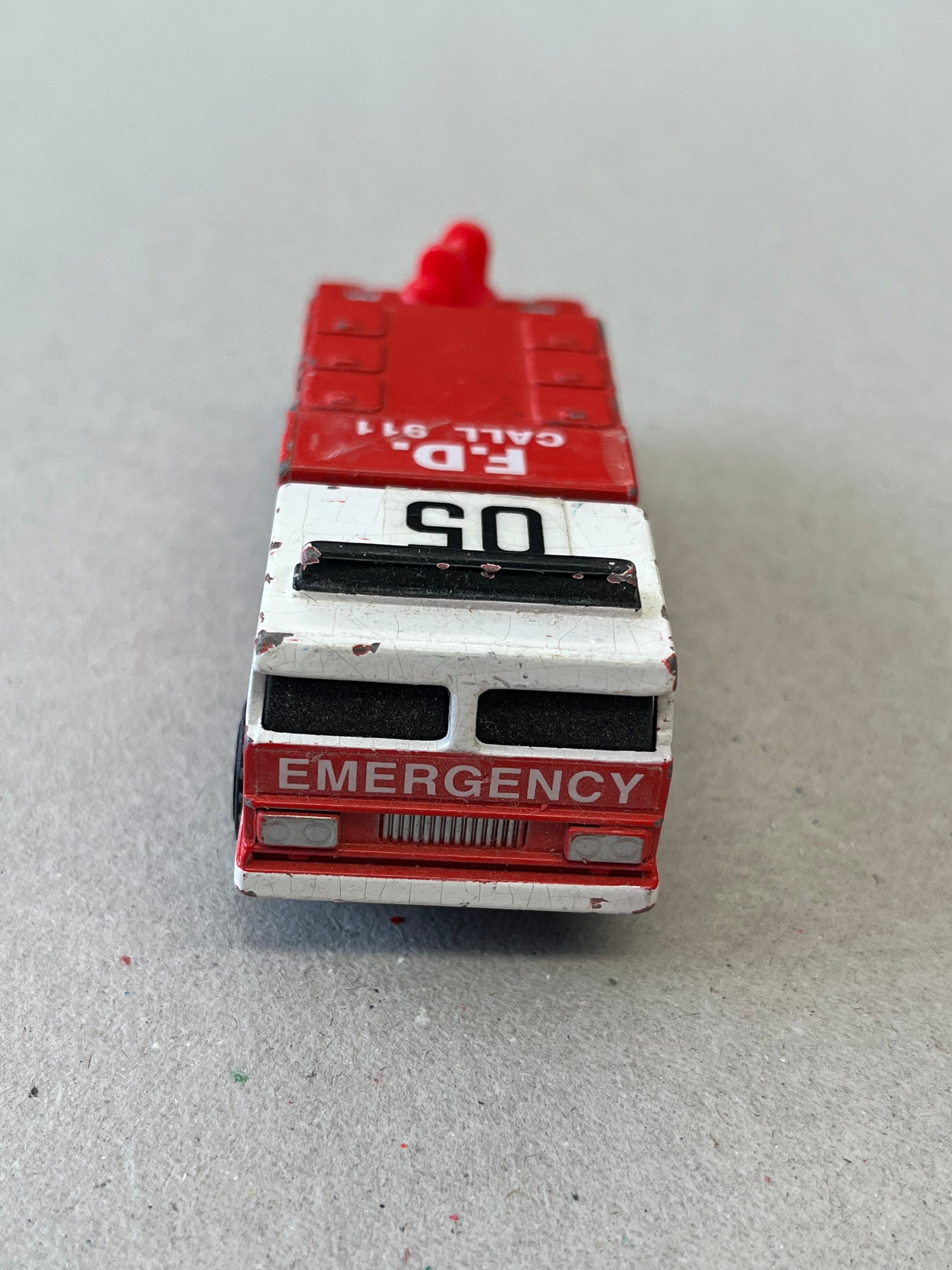 F.D. 911 Emergency Toy Truck - Etsy