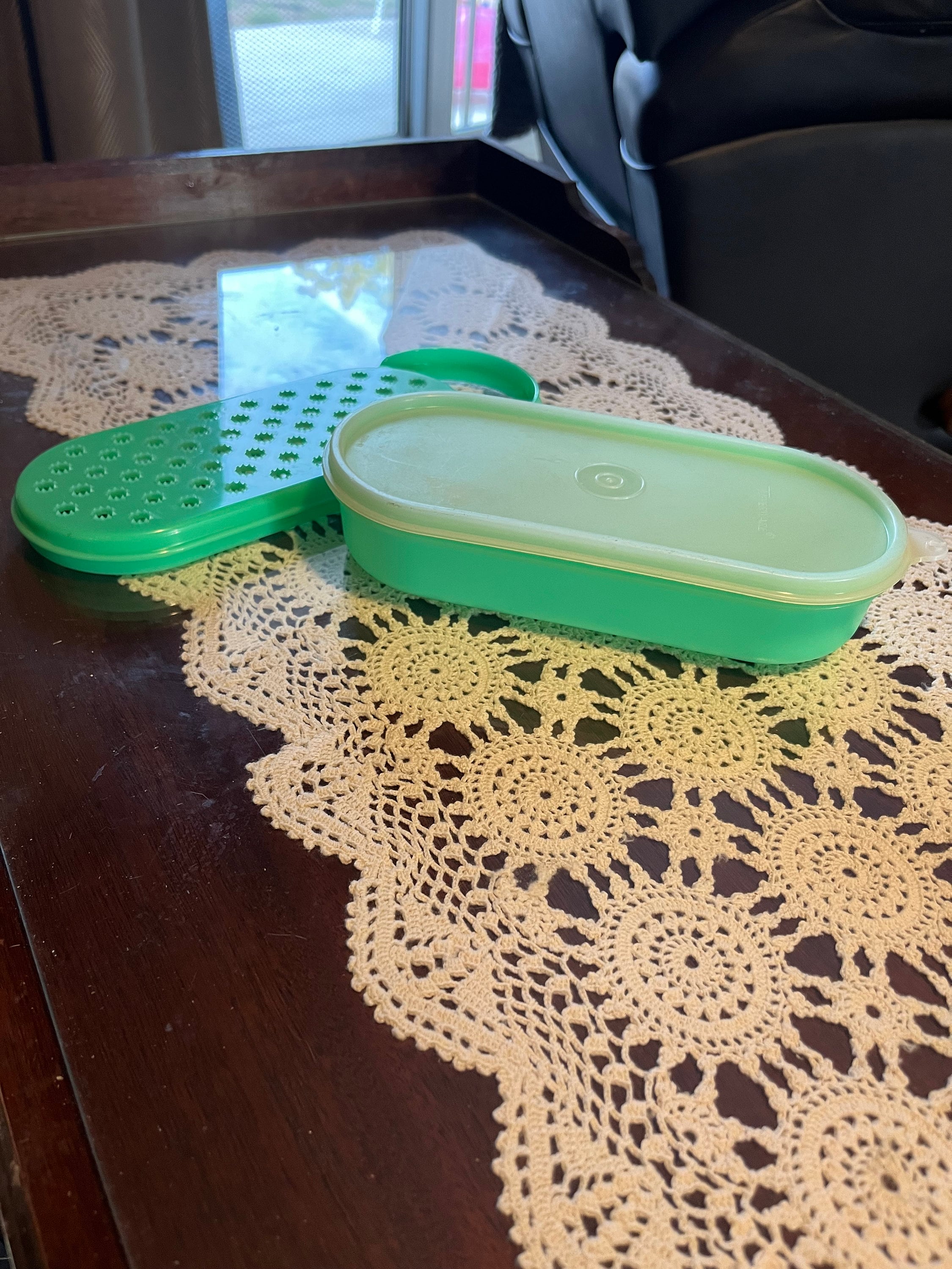 Tupperware Cheese Shredder Bowl and Lid in Jadeite Green - Etsy