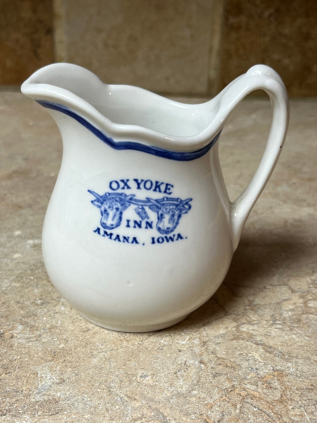 Walker China Restaurant Ware Creamer - Ox Yoke Inn Amana, Iowa - Etsy