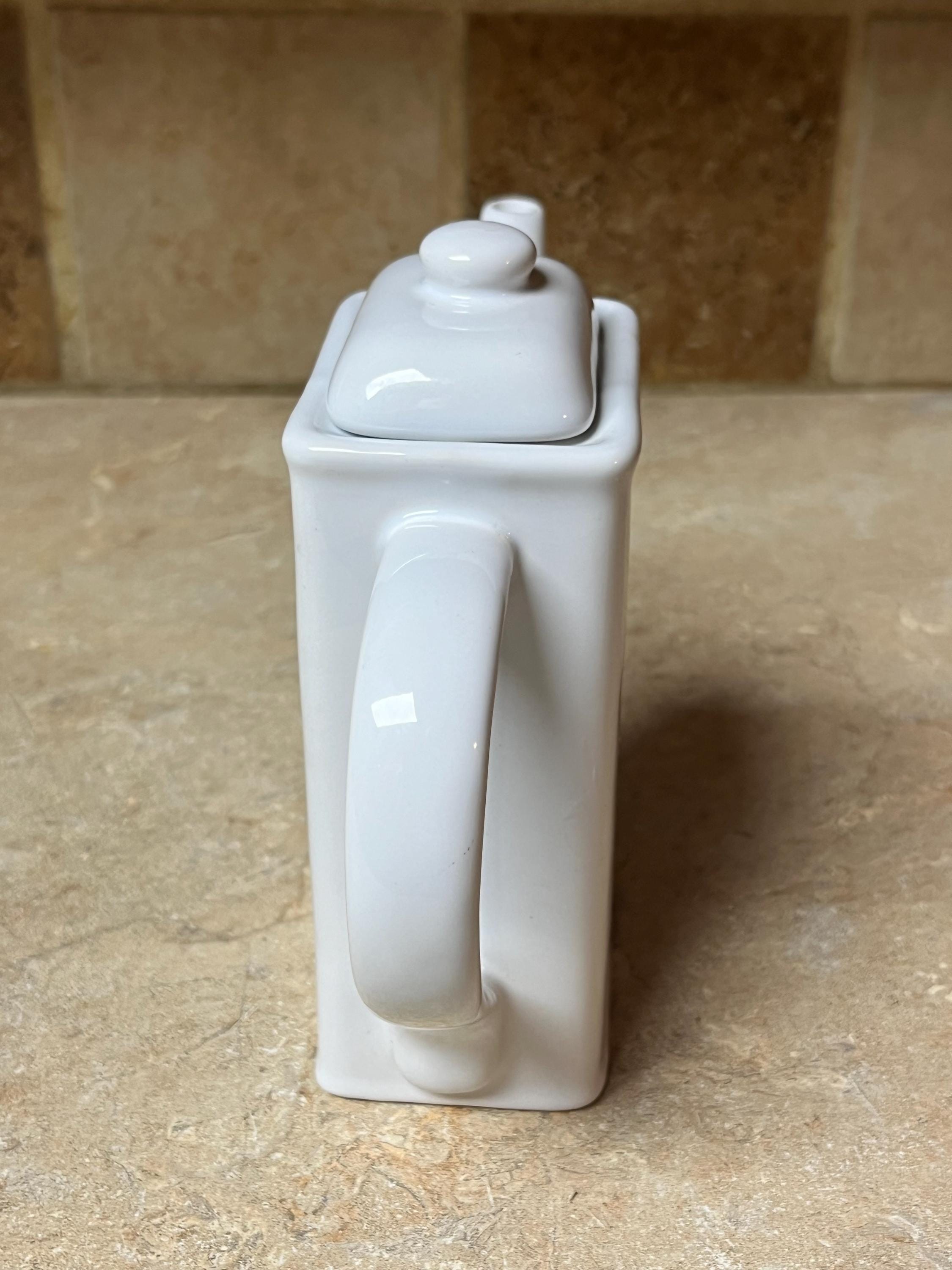 Ceramic White Tea/coffee Pitcher - Etsy