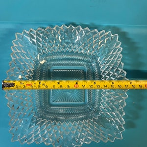 Federal Glass Diamond Patterned Pressed Glass Dish - Etsy