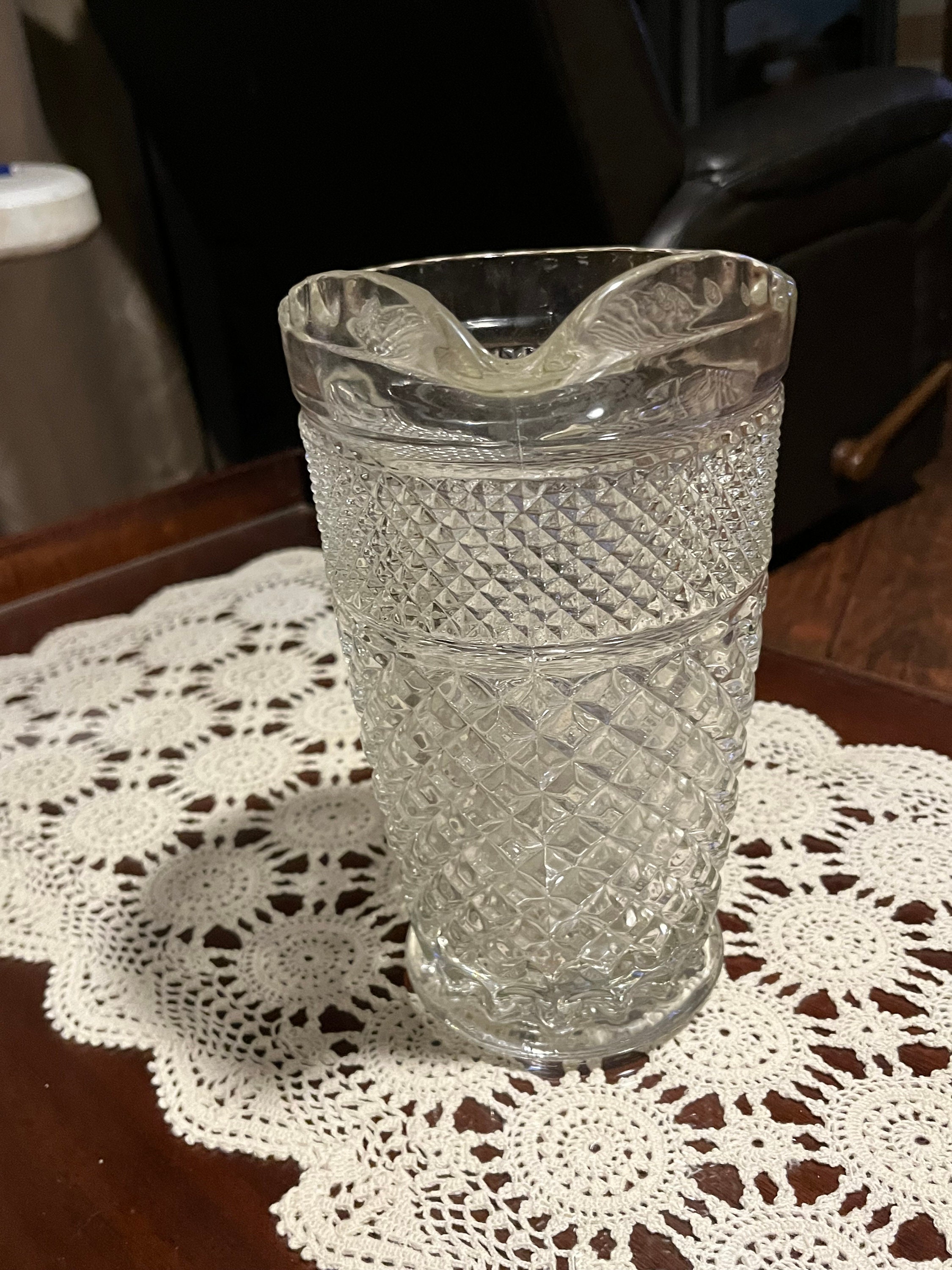 Anchor Hocking Wexford Glass Pitcher - Etsy