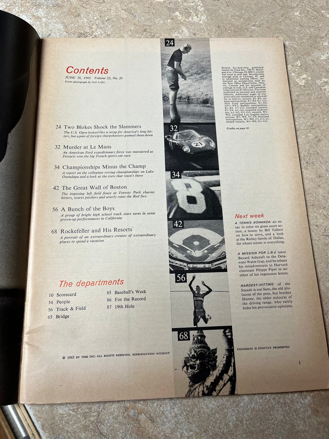 Sports Illustrated June 28, 1965 Harvard Coach Harry Parker and the ...