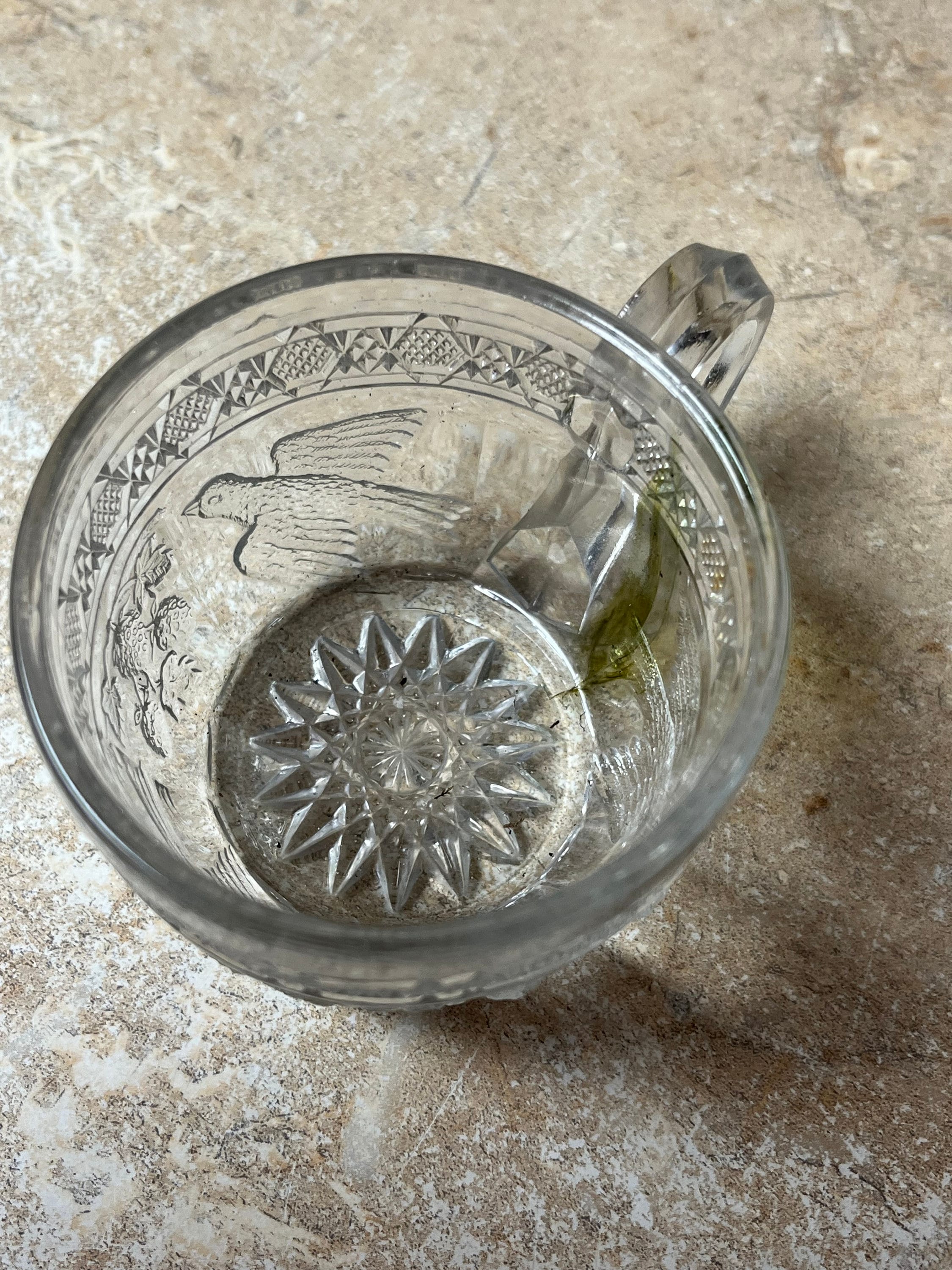 Vintage Indian Glass Company Glass Tea Cup - Etsy