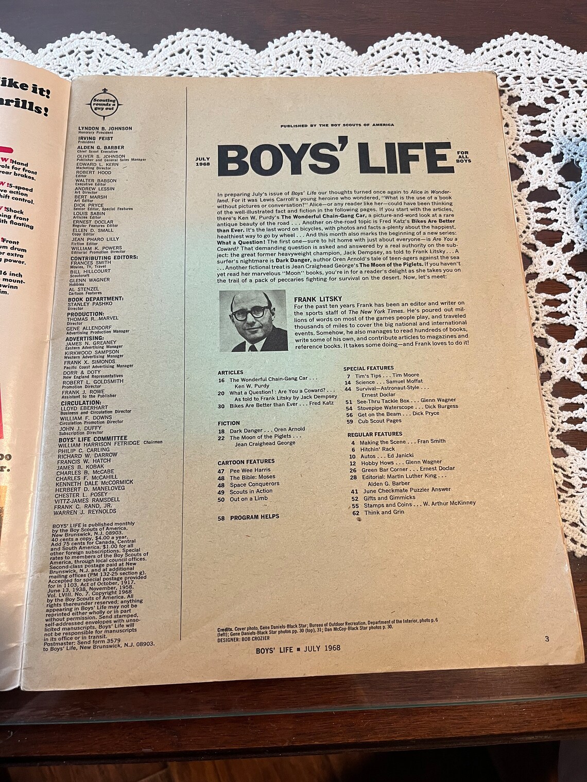 Boys' Life Magazine July 1968 - Etsy