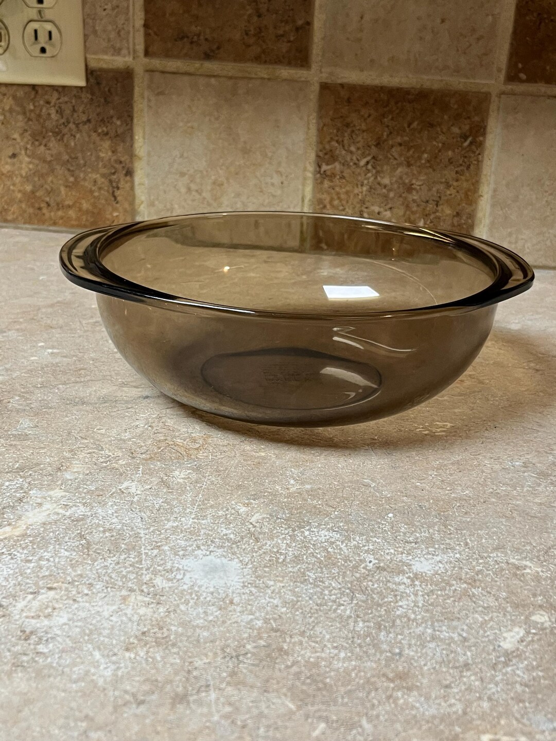 Amber Pyrex Round Casserole Mixing Bowl - Etsy