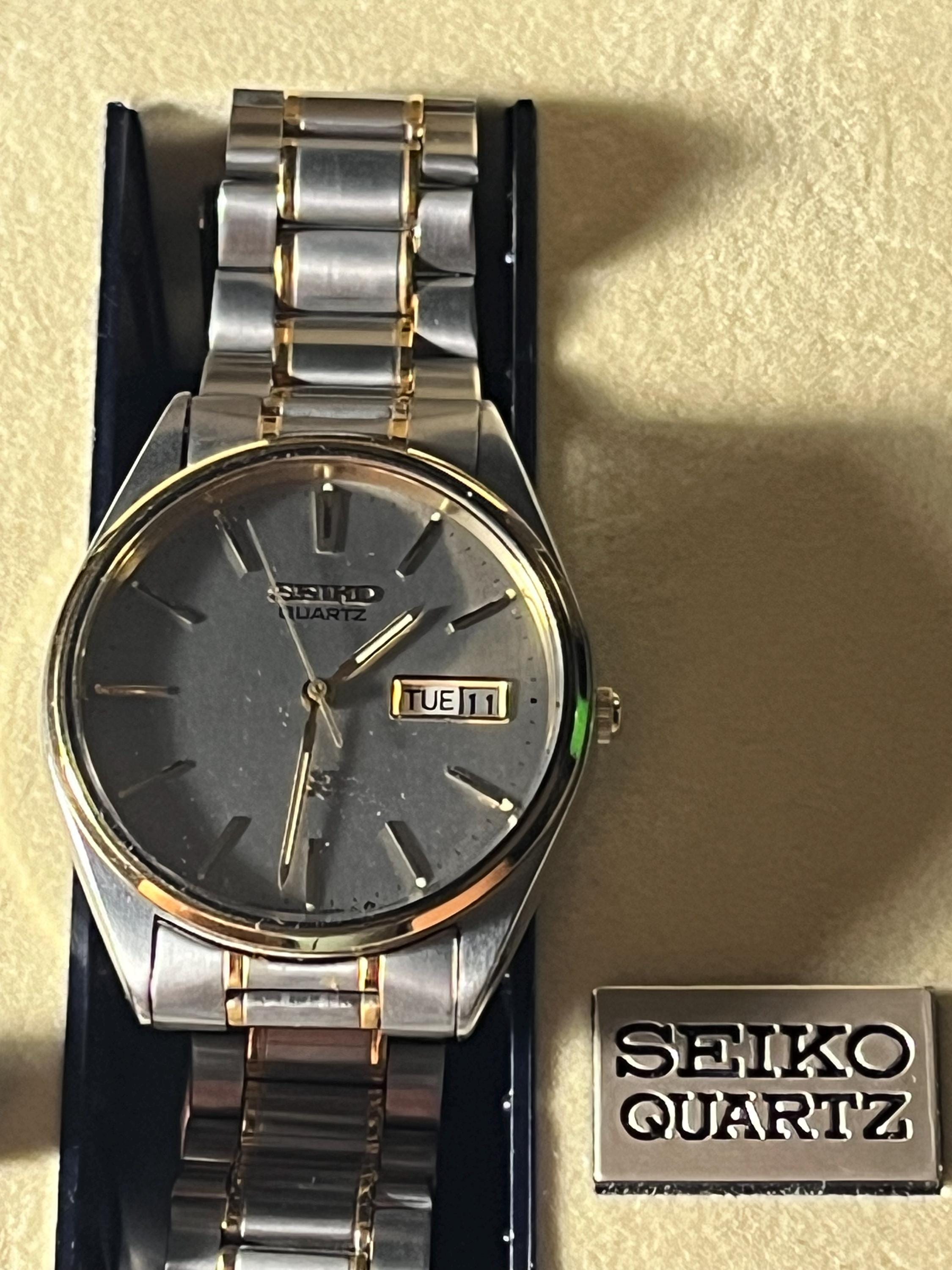 Men's Seiko Quartz Watch Still in Original Box - Etsy