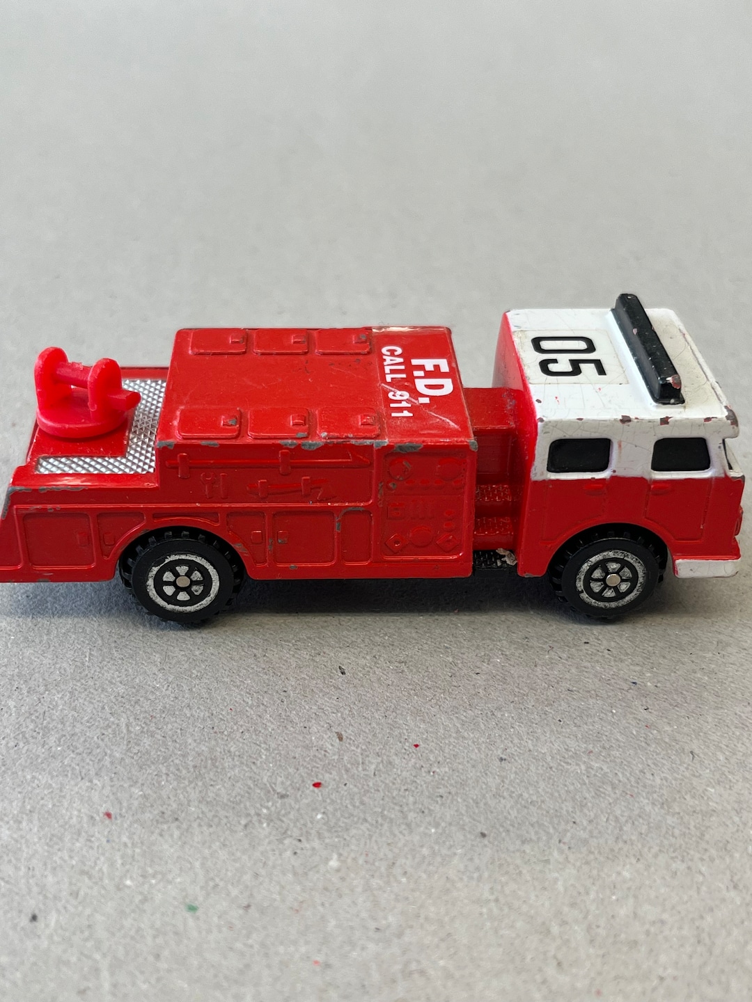 F.D. 911 Emergency Toy Truck - Etsy