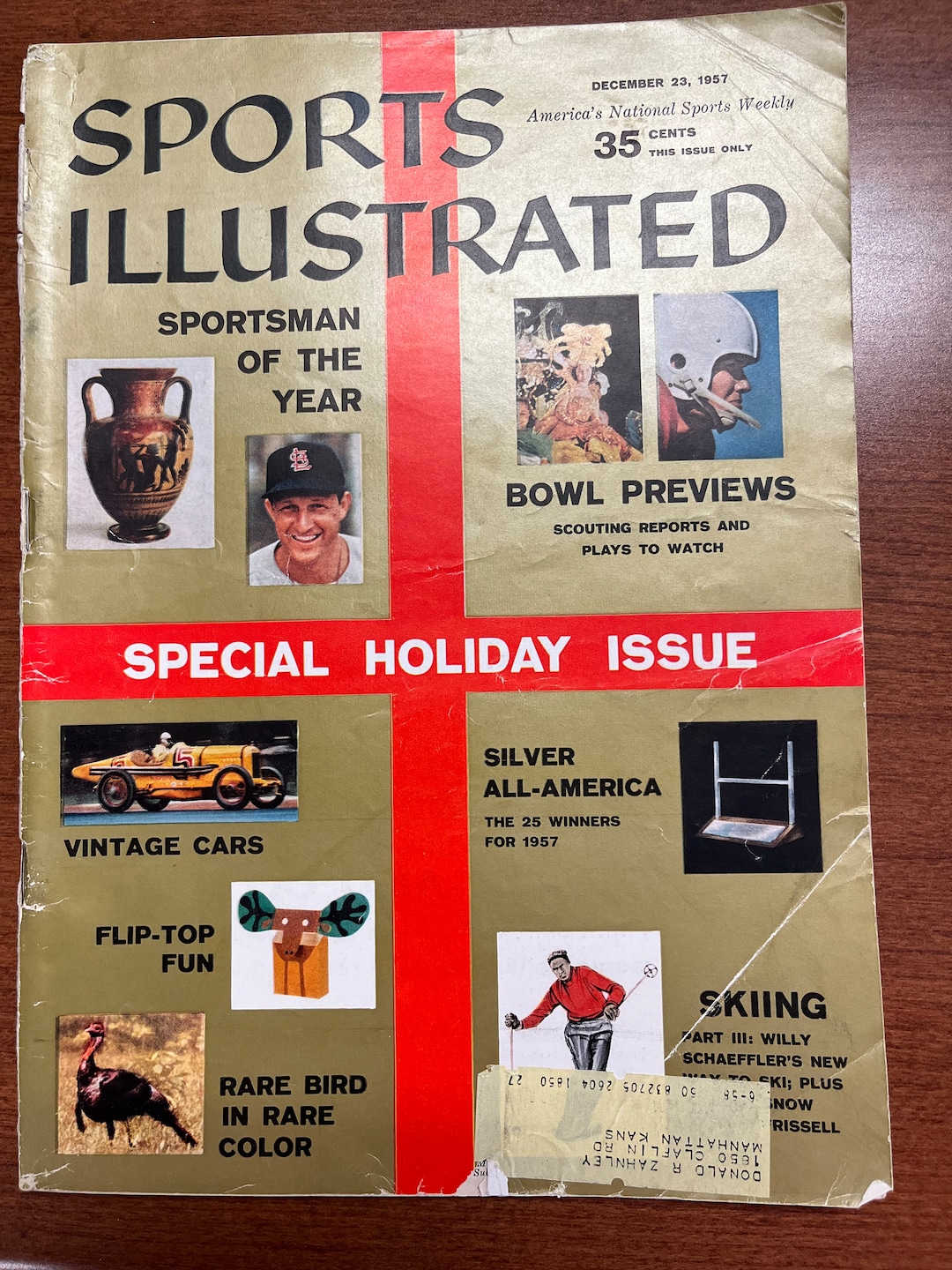 Sports Illustrated December 23, 1957 Special Holiday Issue - Etsy
