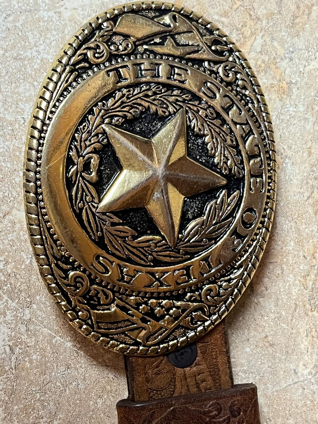 The State of TEXAS Belt Buckle - Etsy