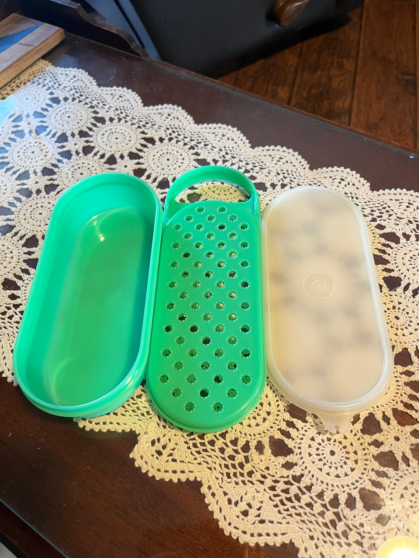Tupperware Cheese Shredder Bowl and Lid in Jadeite Green - Etsy