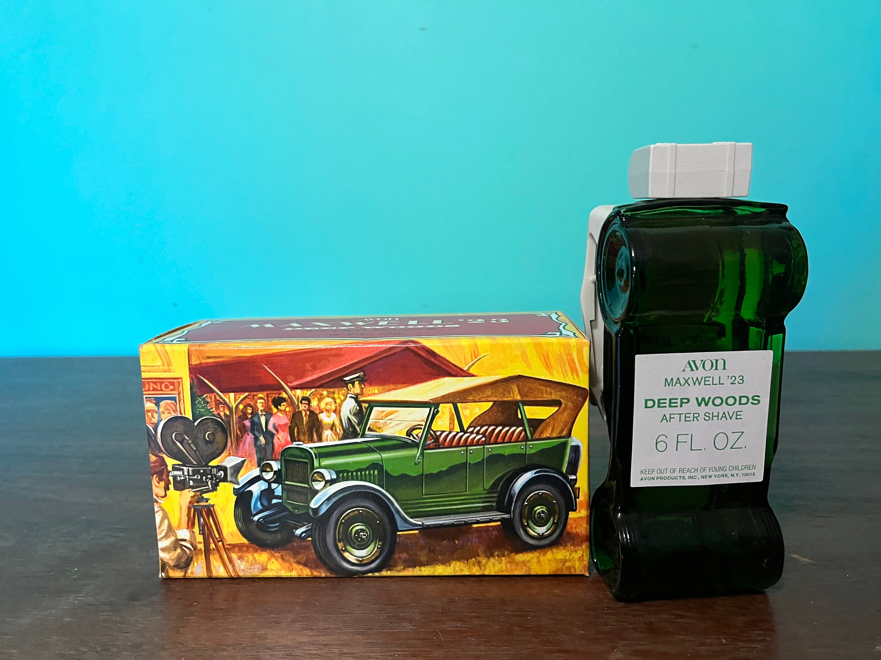 Vintage Avon Maxwell '23 Deep Woods After Shave - Etsy