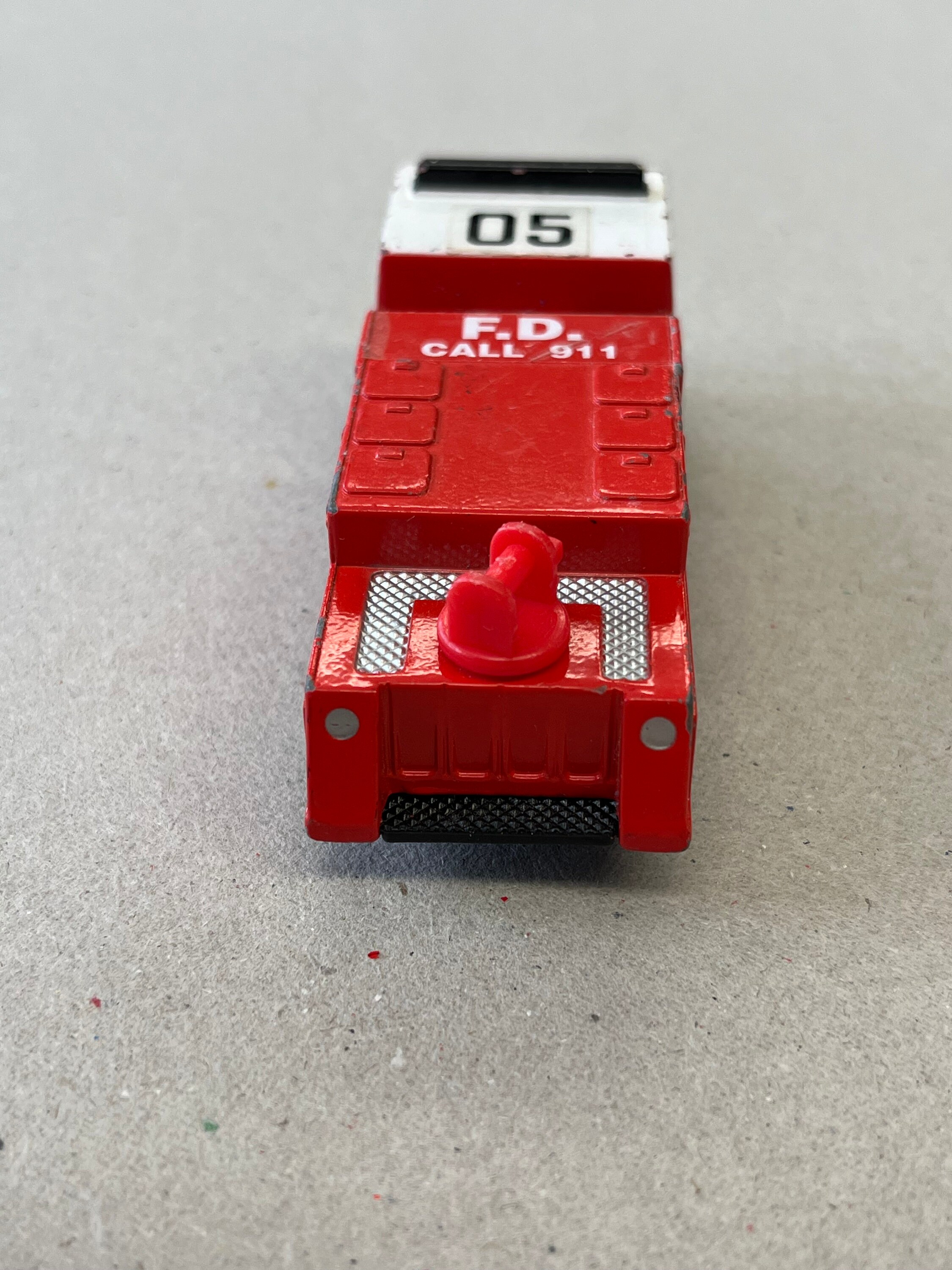 F.D. 911 Emergency Toy Truck - Etsy