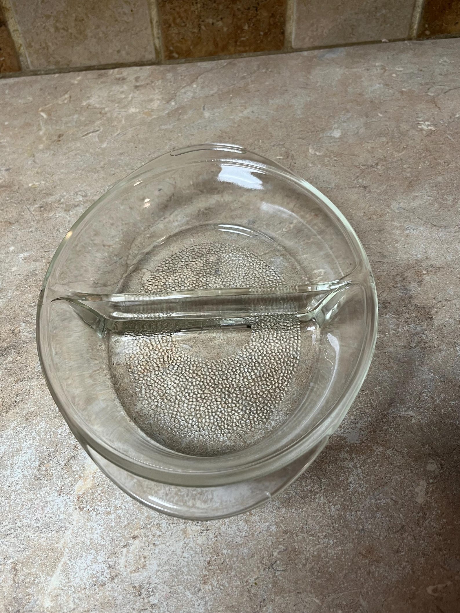 Glass Oval Divided Serving Dish - Etsy