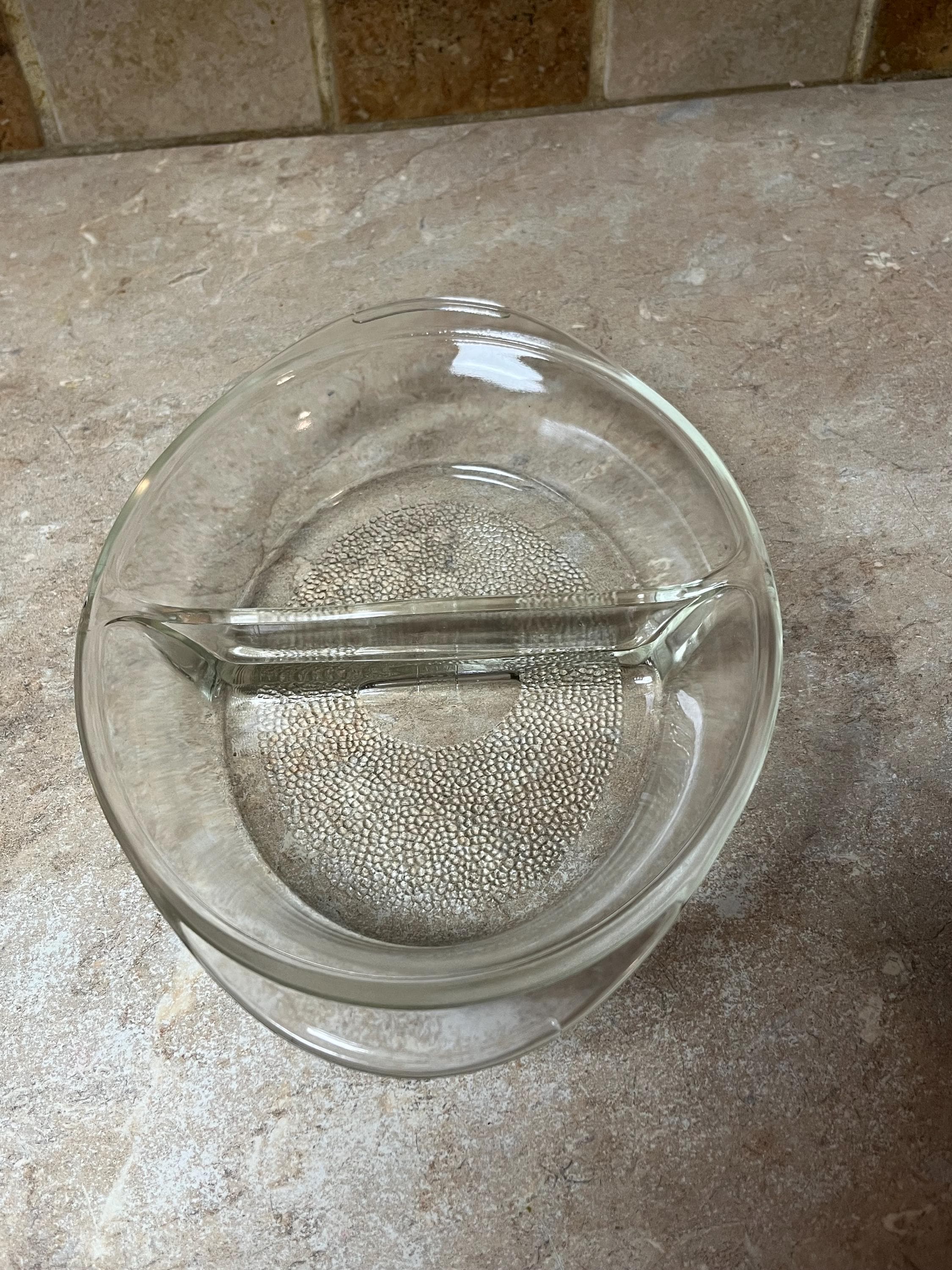 Glass Oval Divided Serving Dish - Etsy