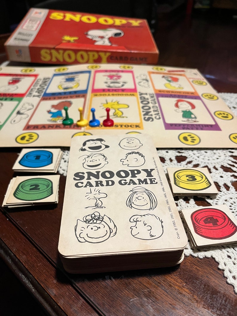 Snoopy Card Game - Etsy