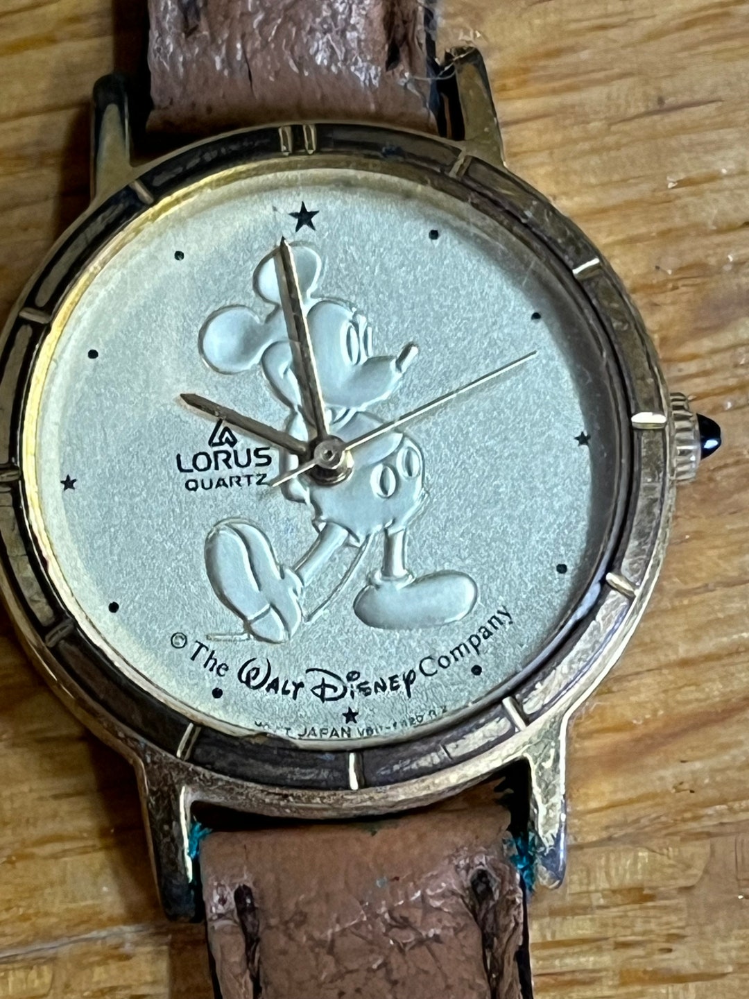 Disney Mickey Mouse Lorus Quartz Wrist Watch - Etsy