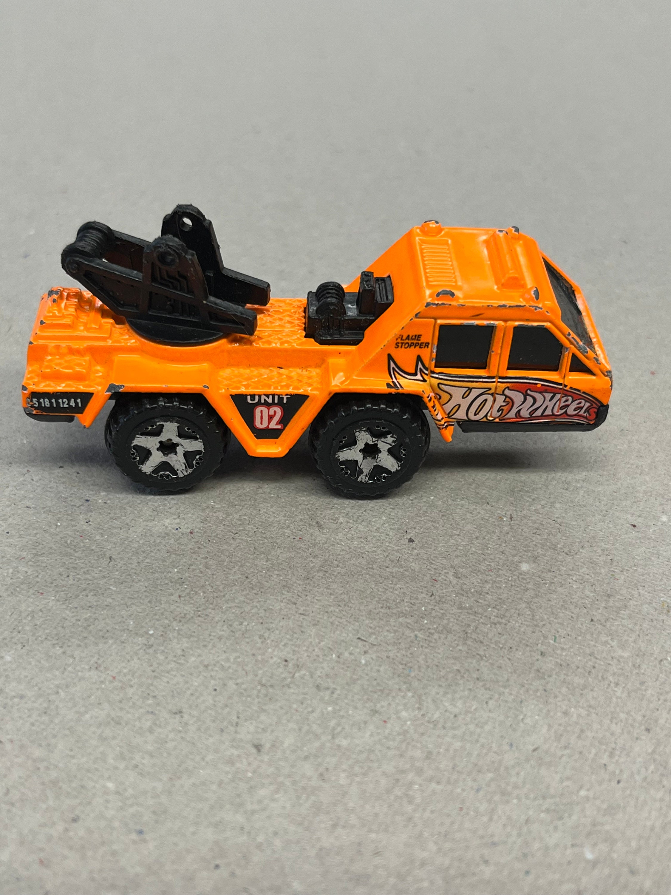 Hot Wheels Orange Flame Stopper Fire Truck - Etsy