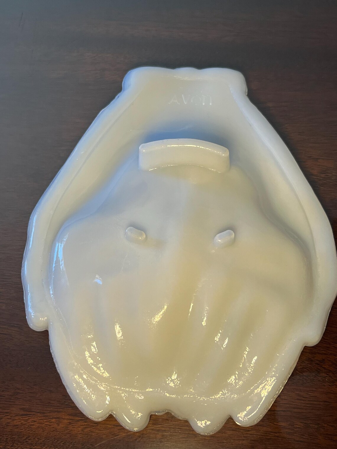 White Milk Glass Open Hands With Flowers by Westmoreland - Etsy