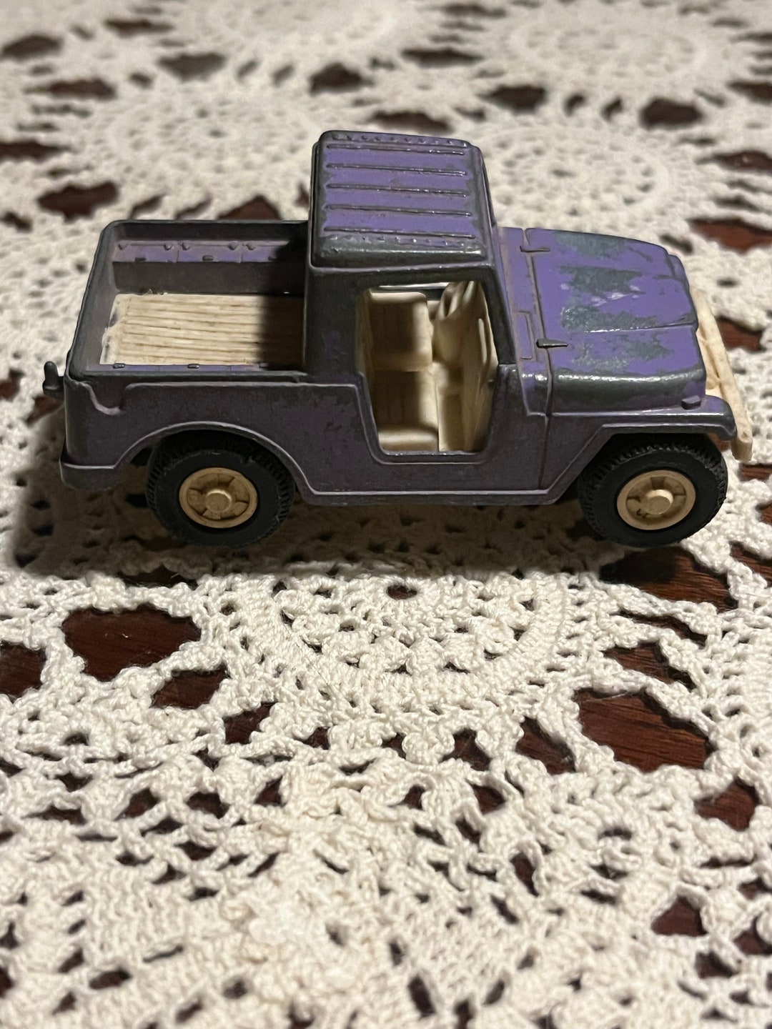 1969 Tootsietoy Purple Jeep - Etsy