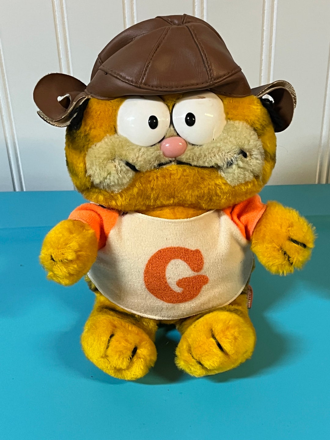 Garfield Plush Football Player - Etsy