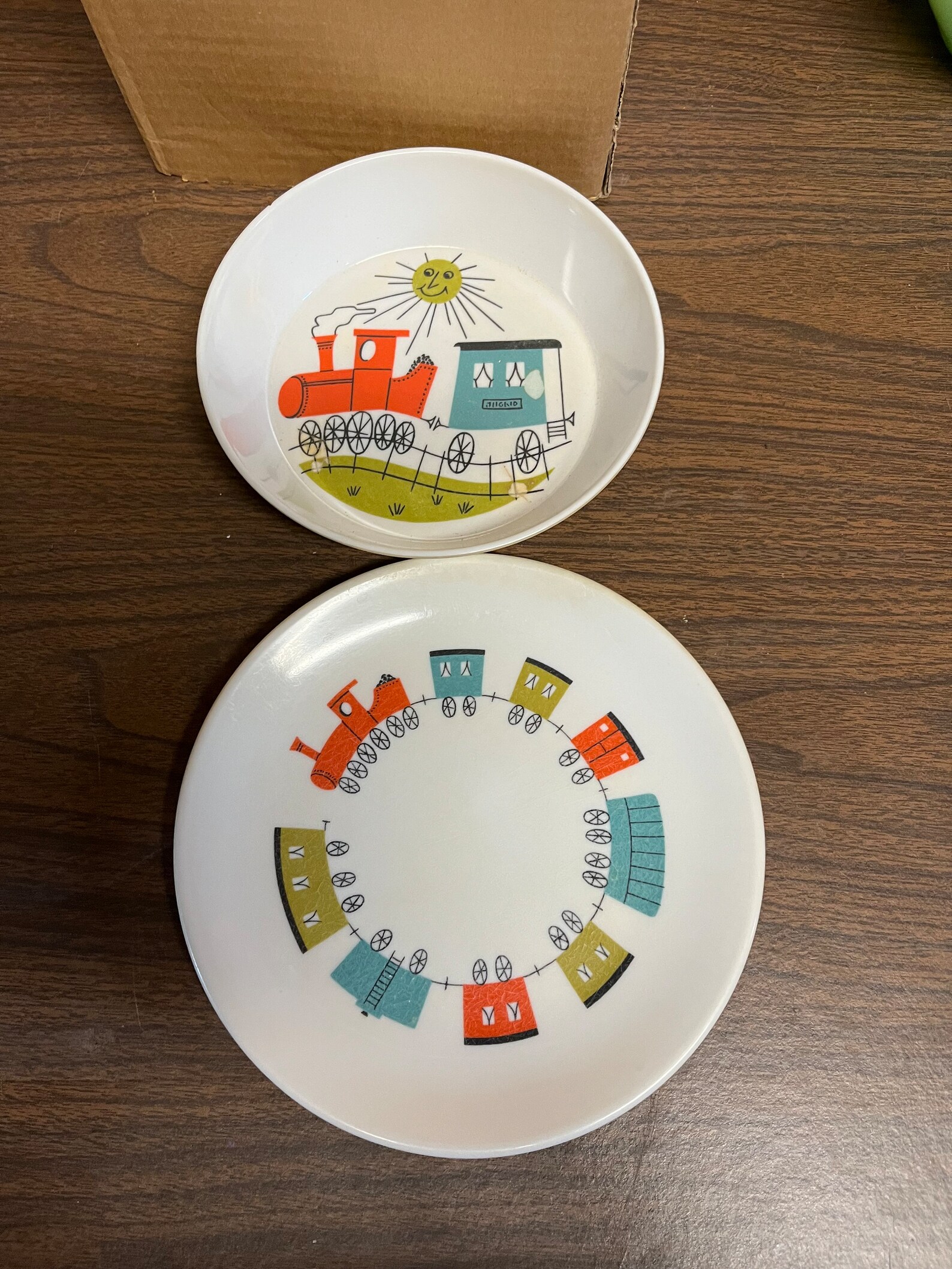 Children's Train Plate and Bowl - Etsy