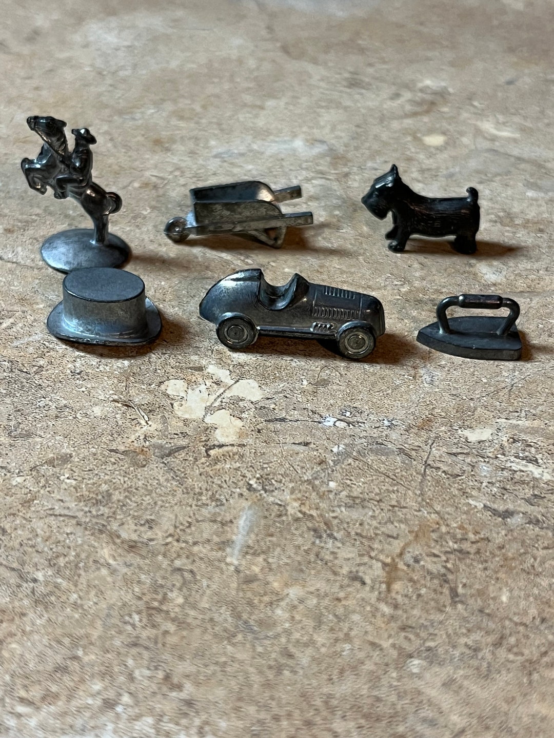 Vintage Monopoly Tokens: Complete Mover Set - Etsy