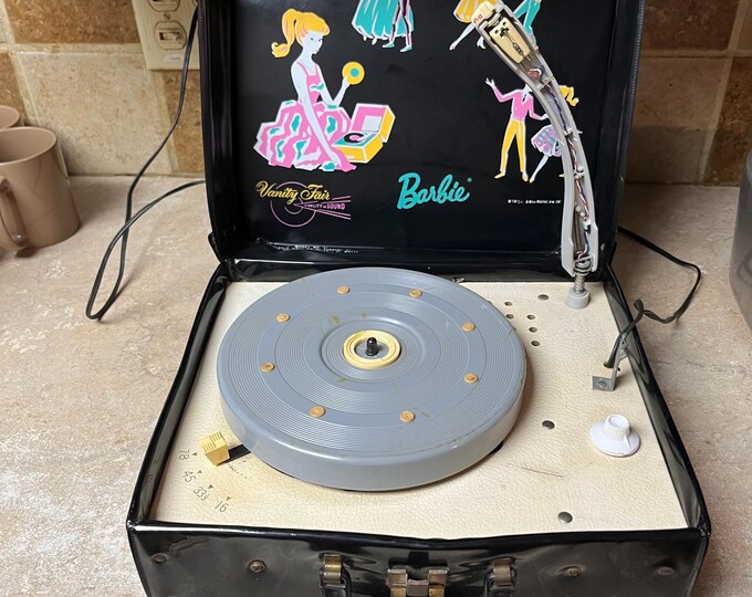 1960's Barbie Doll Vanity Fair Record Player - Etsy